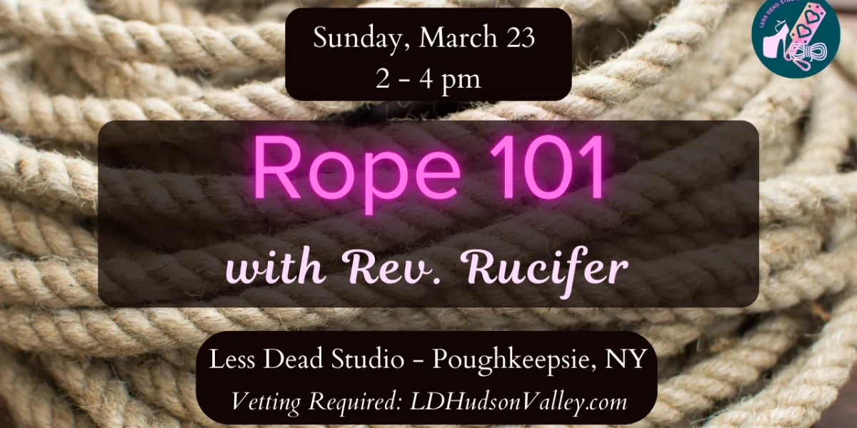 Rope 101: Introduction to Shibari-Style Rope Bondage by LessDeadStudio | Plura